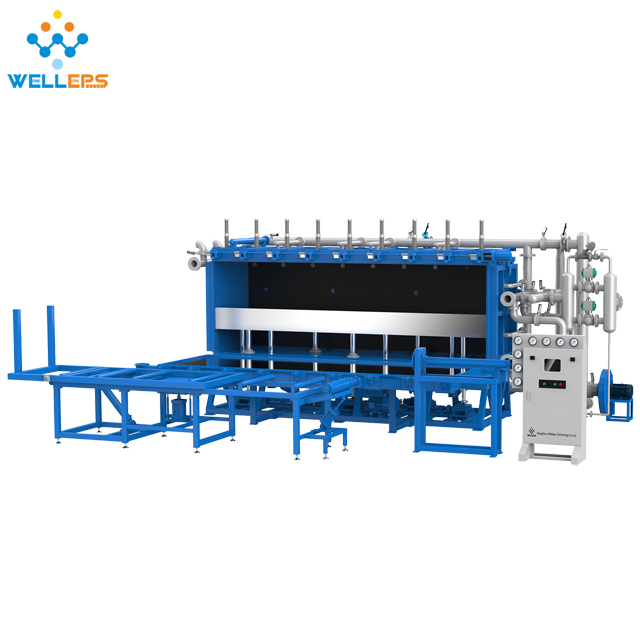 China EPS adjustable horizontal vacuum block molding machine ...